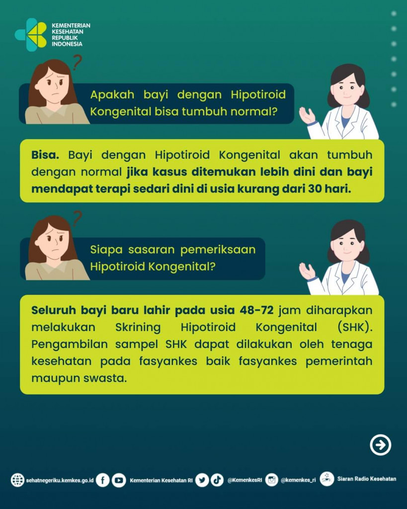 KETAHUI SEPUTAR SKRINING HIPOTIROD KONGENITAL (SHK) | Diskes Badung