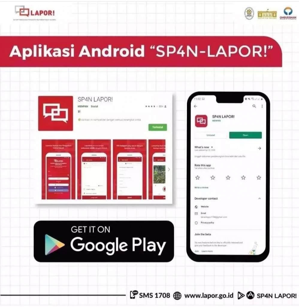 APLIKASI IOS "SP4N-LAPOR!" | Diskes Badung