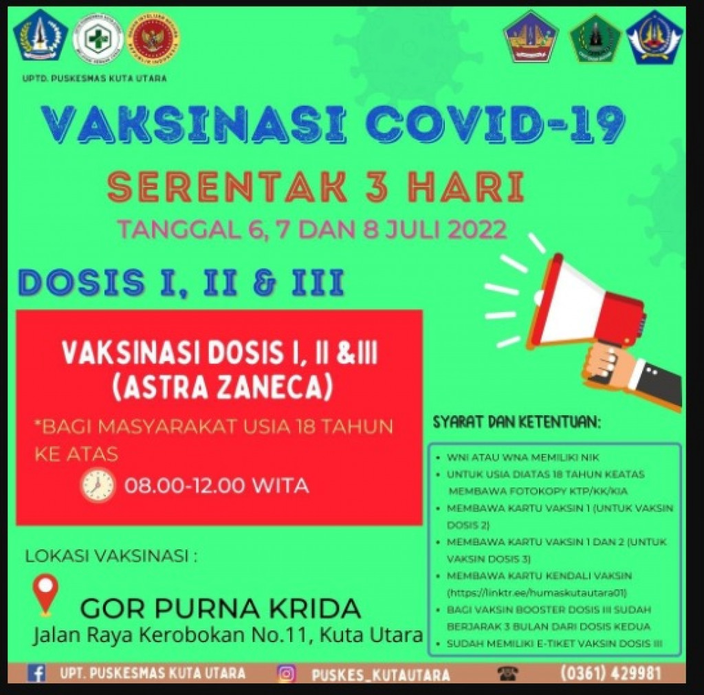 VAKSINASI COVID-19 | Diskes Badung